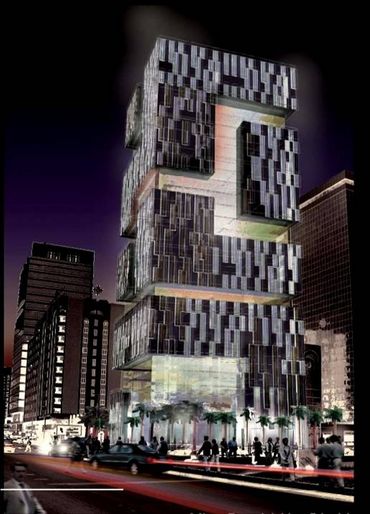 High Rise Hotel and Apartment Building: Dorsch Global DC Abu Dhabi